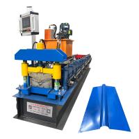 China Steel Profile Ridge Cap Roll Forming Machine with 380v Voltage 14 Rows Rollers and 40# Hydraulic for Roof Tile IBR Corrugated Design for sale