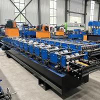 China Steel Profile Ridge Cap Roll Forming Machine with 380v Voltage 14 Rows Rollers and 40# Hydraulic for Roof Tile IBR Corrugated Design for sale
