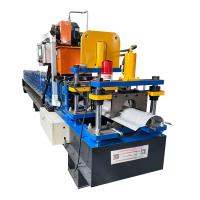 China Galvanized Ridge Cap Roll Forming Machine with 45# Forged Steel Rollers and Cr12 Cutting Blades for Steel Profile IBR for sale
