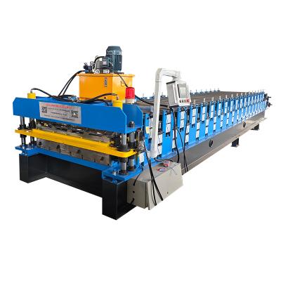 China Peru popular high-performance fully automatic TR4 and TR5 trapezoidal roofing sheet double-layer machine for sale