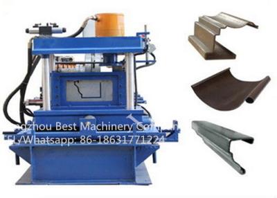 China Building Color Steel Water Gutter Roll Forming Machine with 50-60HZ PLC Control System for sale