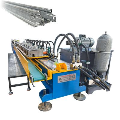 China High Speed Hydraulic Punching T38X24 Main T Grid Cold Roll Forming Machine for sale