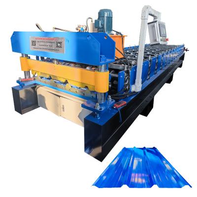 China Africa Popular Duraformer Roof Sheet Steel Profile Making Roll Forming Machine Production Line for sale