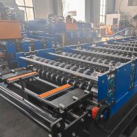 China Automatic Hydraulic PLC Control Steel Profile Corrugated Roof Making Roll Forming Machine for sale