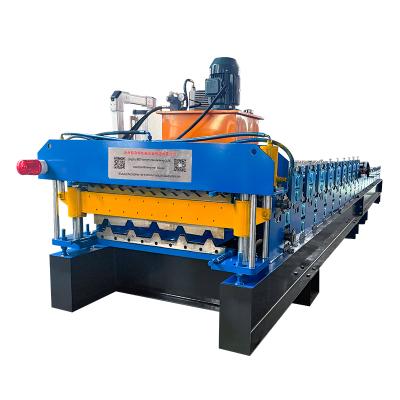 China 686 IBRand 762 corrugated two popular profile in Africa roof sheet forming machine for sale