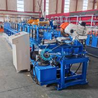 China Galvanized Steel PLC Control Square Shape Seaming Roll Forming Machine for sale