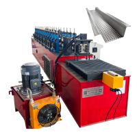 China Flying Cutting High Speed Hat Channel Cold Roll Forming Machine PLC Control for sale