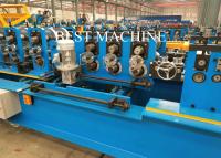 China Pre Punching / Post Cutting C Z U Purlin Roll Forming Machine Gcr15 Steel Roller Material for sale