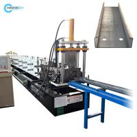 China PLC Control Auto Change Size 80-300mm C Purlin Roll Forming Machine for sale