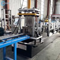 China PLC Control Auto Change Size 80-300mm C Purlin Roll Forming Machine for sale