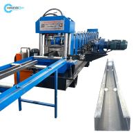 China Manufacture Black Steel Auto Cutting Manually Change Size C Purlin Roll Forming Macchine for sale