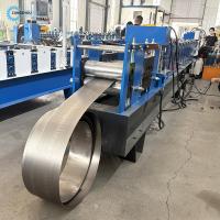 China Manufacture Black Steel Auto Cutting Manually Change Size C Purlin Roll Forming Macchine for sale