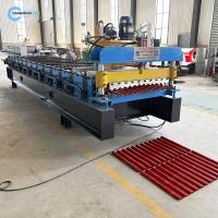 China Manufacture Galvanized Steel Corruagted Roofing Sheet Roll Forming Machine for sale