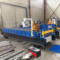China PLC Controlled Hydraulic Cutting Roll Forming Machine for Corrugated Roofing Sheets at 8-12m/min for sale