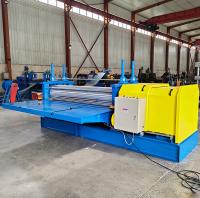 China 0.12-0.3mm Thin Material Drum Corrugated Roofing Sheet Roll Forming Machine with PLC Control System and 45# Steel Rollers for sale