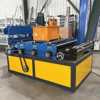China Galvanized Steel Thin Material 0.12mm Barrel Corrugated Roofing Sheet Roll Forming Machine for sale