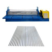China Afica Popular Profile Corrugated Drum Barrel Rolling Forming Machine for sale