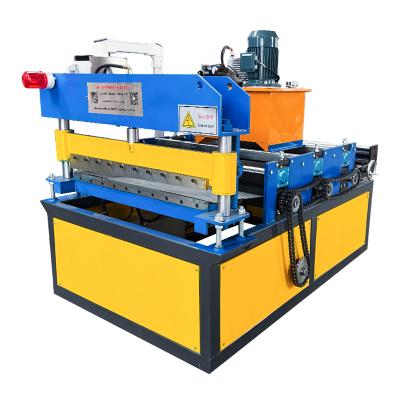 China Color Steel Below 1mm Hydraulic Cutting Cut to Length Forming Machine for sale