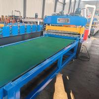 China Galvanized Steel Steel Coil Sheet Cut to Length Forming Machine with Auto Stacker for sale