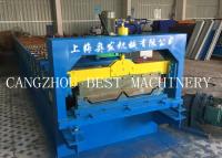 China 760 / 820 Clip Self Lock Roofing Wall Panel Sheet Roll Forming Machine Chain Driven Type\ for sale