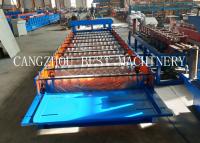 China Metal Roofing Galvanized Aluminum Corrugated Steel Sheet Forming Making Machine 8-12m/min Speed for sale