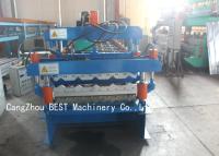 China Galvanized Corrugated Colored Steel Wall Roof Panel Forming Machine 8-12m/Min Speed for sale