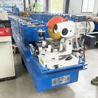 China Stainless Steel Saw Cutting Type Customzied Gutter Making Roll Forming Machine for sale