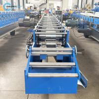 China Stainless Steel Saw Cutting Type Customzied Gutter Making Roll Forming Machine for sale