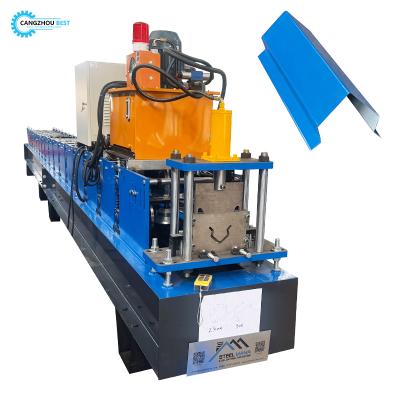 China Galvanized and Aluminum Material Customzied Gutter Making Roll Forming Machine for sale
