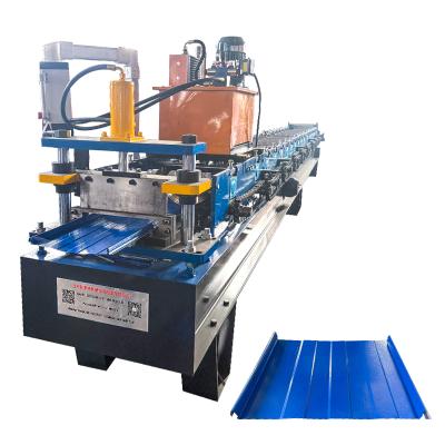 China Africa Model Self Lock Roof Panel Roll Forming Machine for sale