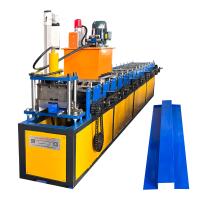China PPGI Color Steel Automatically Customzied Hat Profile Gutter Making Roll Forming Machine for sale
