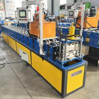 China PPGI Color Steel Automatically Customzied Hat Profile Gutter Making Roll Forming Machine for sale