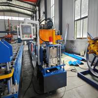 China Hydraulic Cutting Type Steel Profile K Gutter Making Roll Forming Machine for sale
