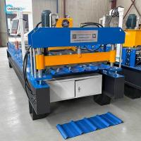 China Color Steel PLC Control IT4 ibr Profile Roofing Sheet Roof Roll Forming Machine for sale