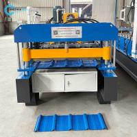 China Color Steel PLC Control IT4 ibr Profile Roofing Sheet Roof Roll Forming Machine for sale