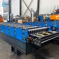 China Zambia Popular Color Steel Automatically Cutting Corrugated Roofing Sheet Roll Forming Machine for sale