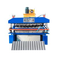 China Double-layer corrugated and glazed tile forming machine for sale
