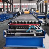 China Double-layer corrugated and glazed tile forming machine for sale