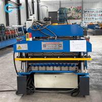 China Double-layer roll forming machine for trapezoidal and corrugated sheets for sale