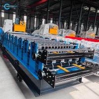 China Double-layer roll forming machine for roof and wall panels Multifunctional Double-Layer Color Steel Forming Machine for sale