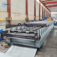 China Peru Popular Color Steel Double Layer Tr4&988 Profile Making Roll Forming Machine for sale