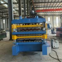 China Galavnized Steel Profile Africa Popular Three Layer Roofing Sheet Roll Forming Machine for sale