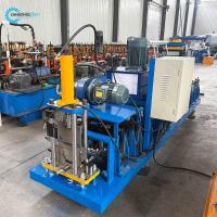 China PLC Control Hydraulic Cutting Portable Steel K Gutter Roll Forming Machine with 16 Stations for sale