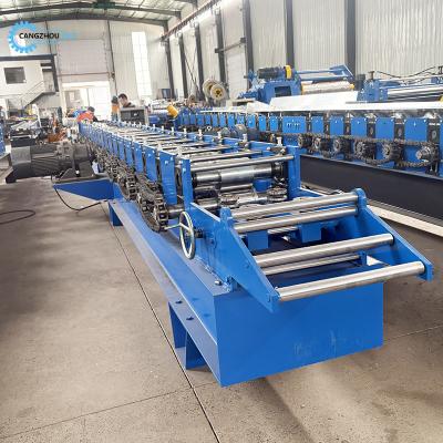 China Customized Saw Cutting Stainless Steel Gutter Roll Forming Machine for sale