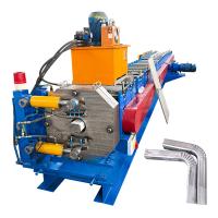 China PLC Control Mold Cutting Square Shape Rain Gutter Downspout Roll Forming Machine for sale