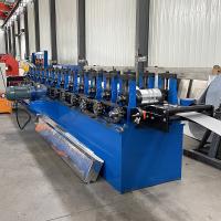 China 1.5mm Galvanized Steel Profile C Channel Gutter Roll Forming Machine for sale