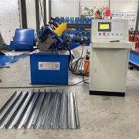 China 1.5mm Galvanized Steel Profile C Channel Gutter Roll Forming Machine for sale