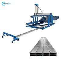 China Full Automatic C U Stud Track Profile Bundling Strapping and Robot Palletizing Machine for sale
