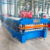 China Automatic Double Layer IBR and Corrugated Roof Sheet Roll Forming Machine for sale