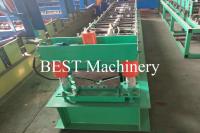 China SQ-Top Ridges Cap Roll Forming Machine 8-12m/Min Speed PLC Control Machine for sale